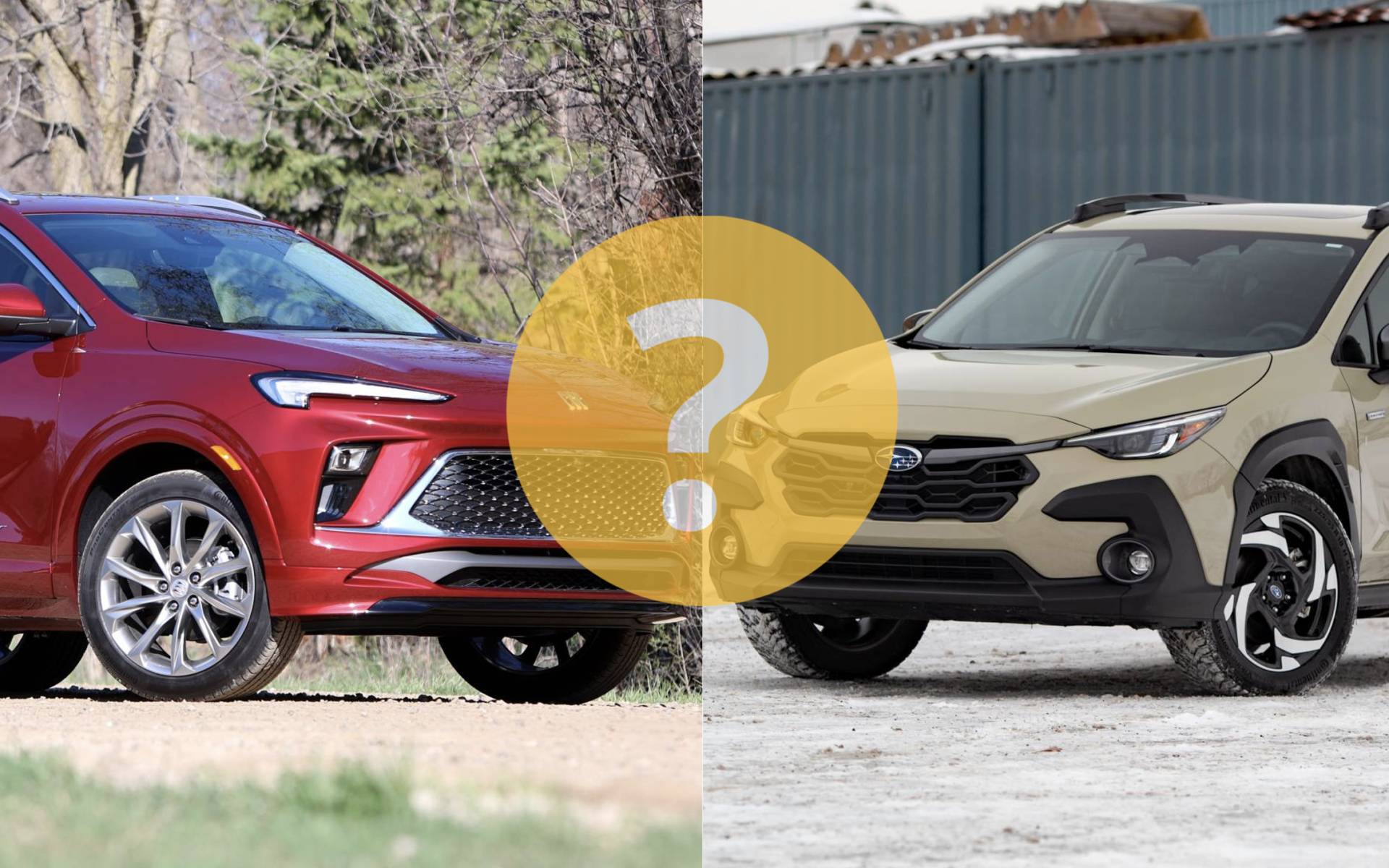 J'hésite entre le Buick Encore Avenir et la Subaru Crosstrek, que ...