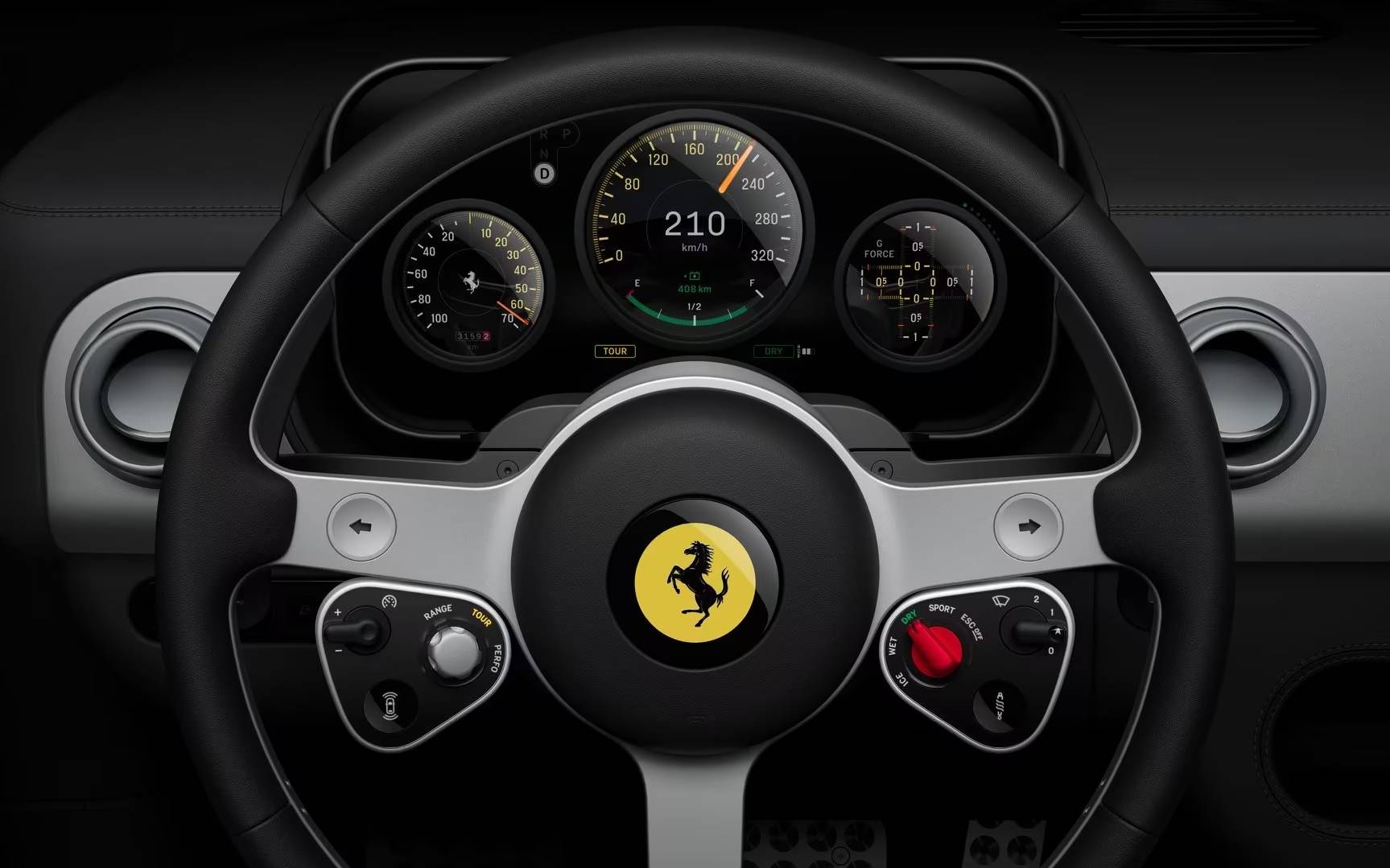 La Ferrari électrique s’appellera Luce et s'inspirera d'Apple à bord ...